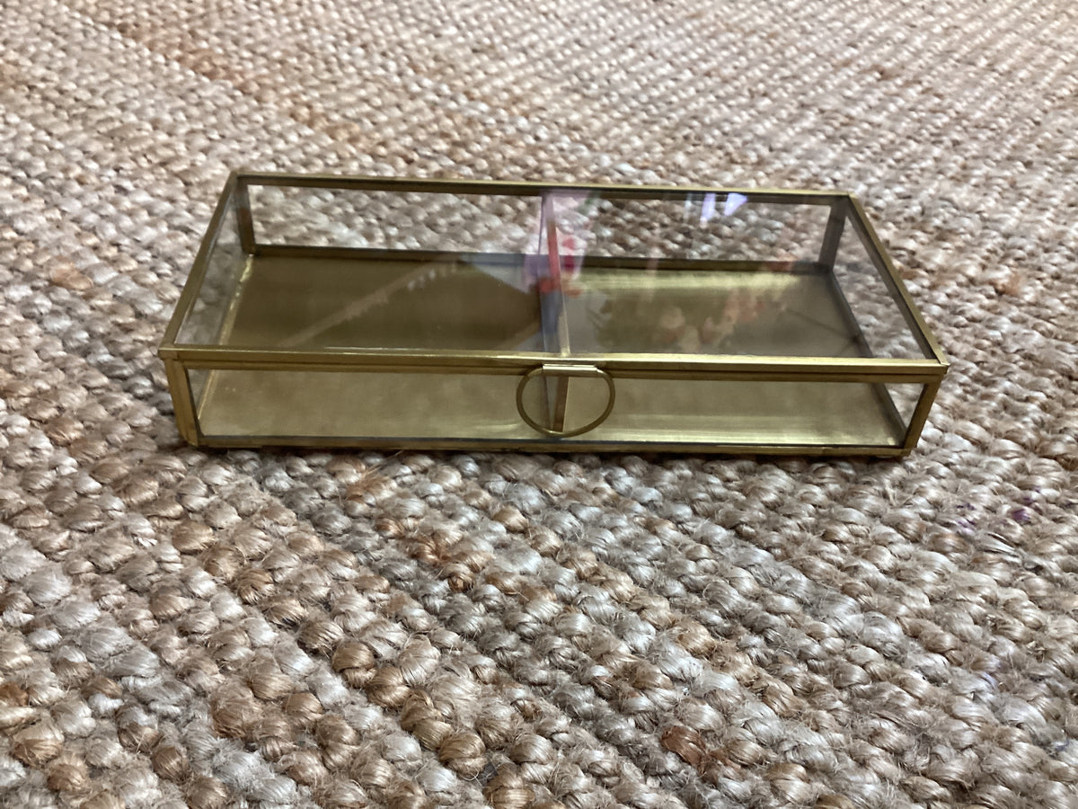 Gold & Glass Box – Flourish Flowers & Gifts